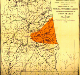 Looking for Gold in Alabama? Here's a Map to 8 Historic Mining ...